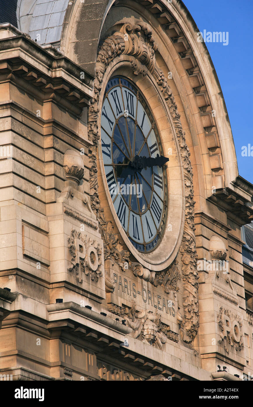 France, Paris, clock Stock Photo - Alamy
