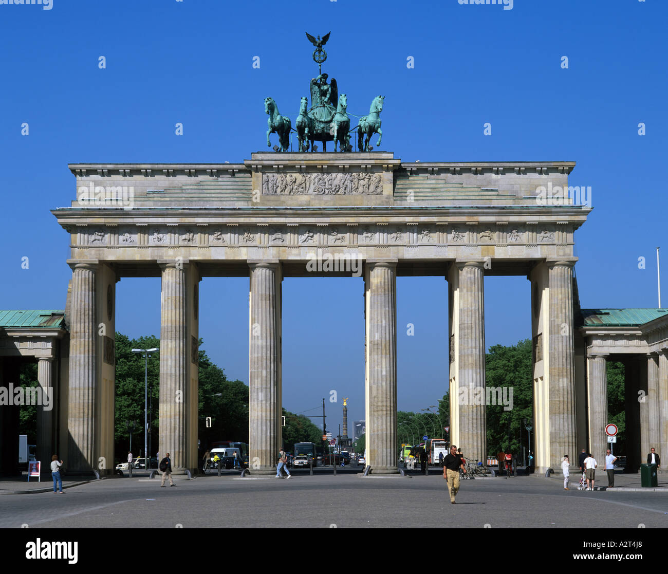 Europa Europe Germany Deutschland Berlin Brandenburger Tor Gate Stock ...