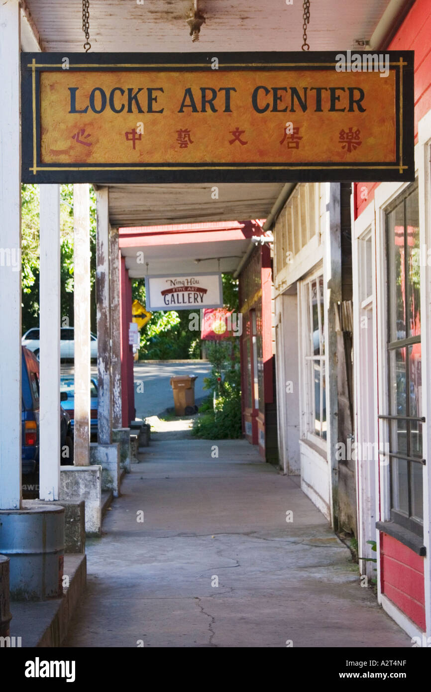 Locke Art Center Locke Sacramento County California Stock Photo - Alamy