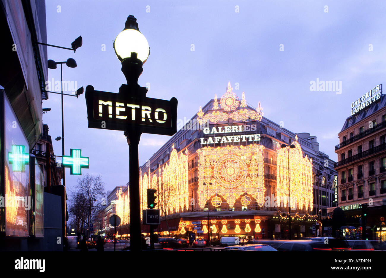 France, Paris, Galeries Lafayette department store Stock Photo - Alamy