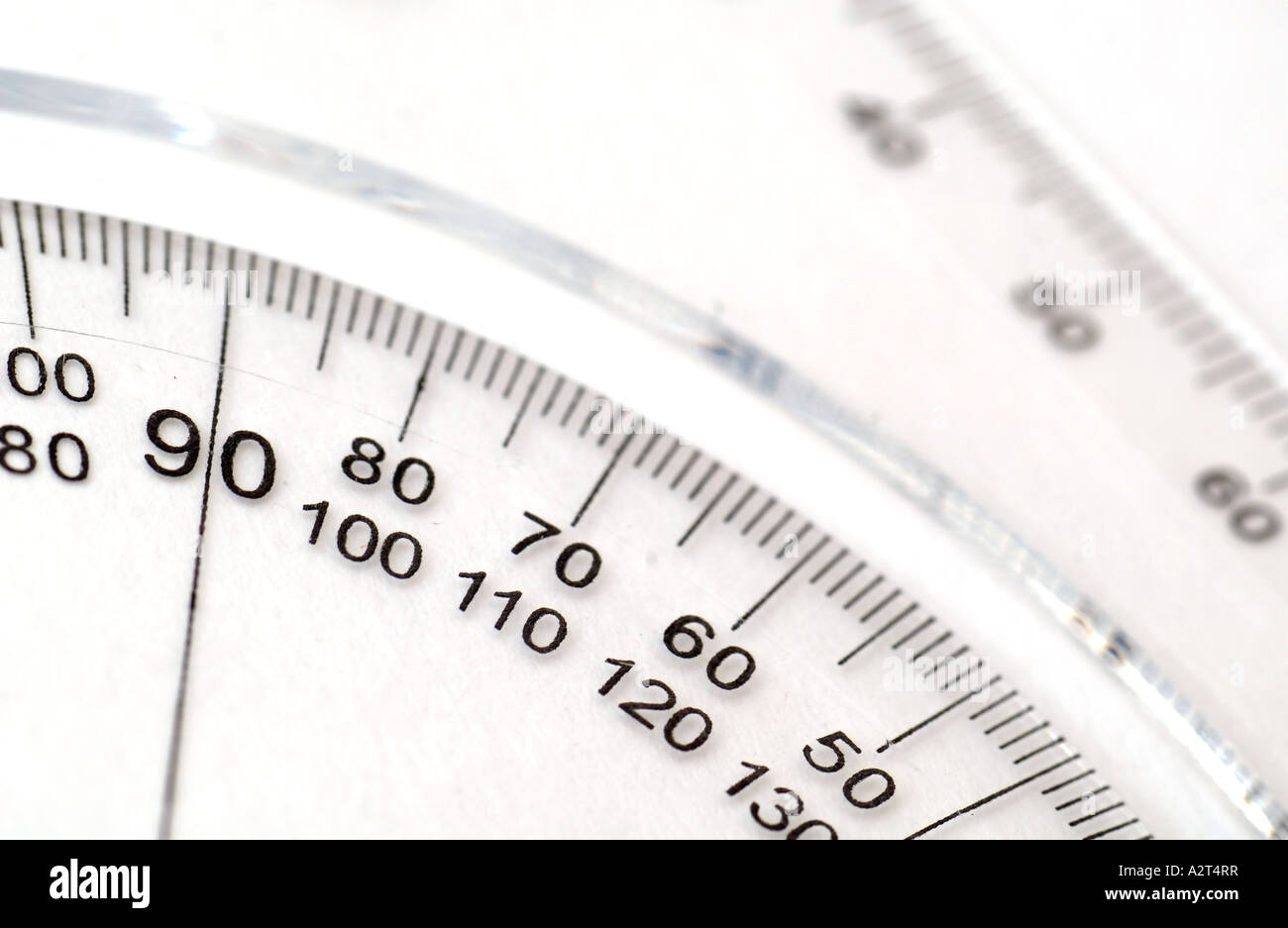 Closeup of protractor Stock Photo - Alamy
