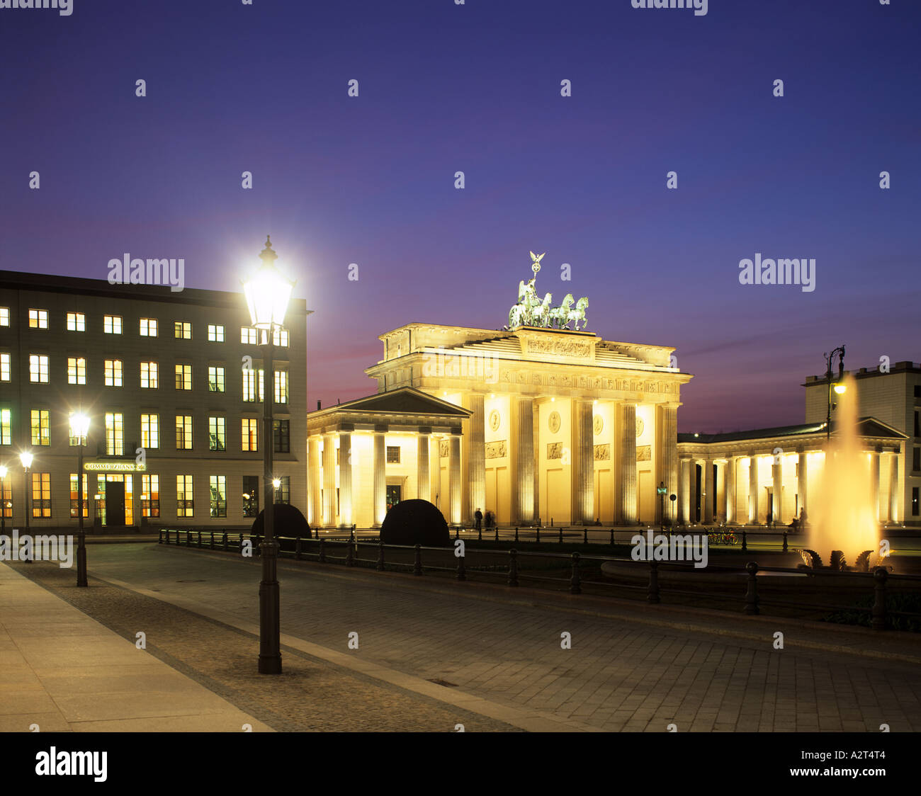 Europa Europe Germany Deutschland Berlin Brandenburger Tor Gate Stock ...
