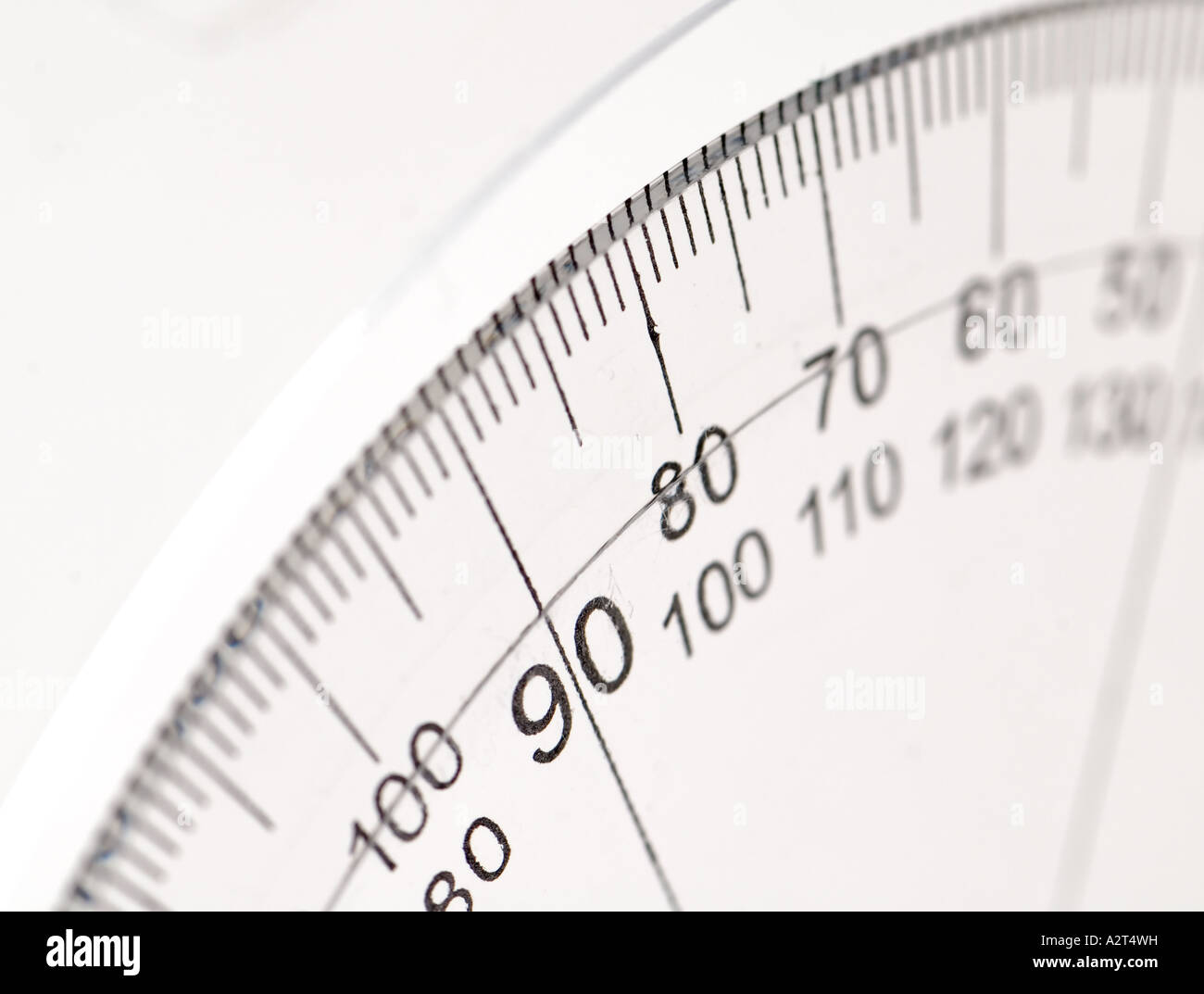 Closeup of protractor Stock Photo - Alamy