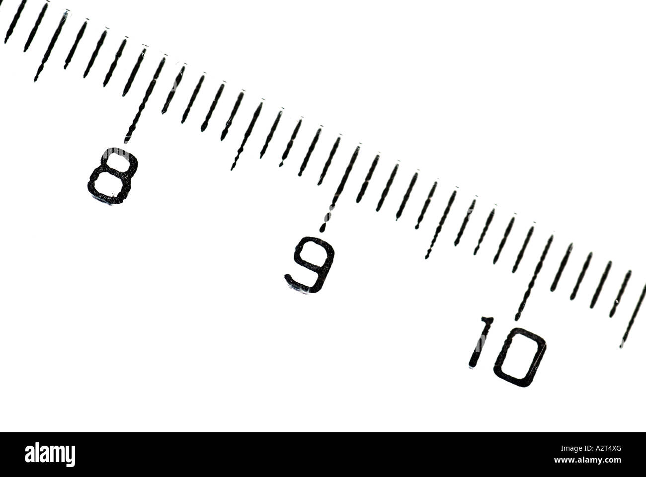 Closeup of ruler Stock Photo - Alamy
