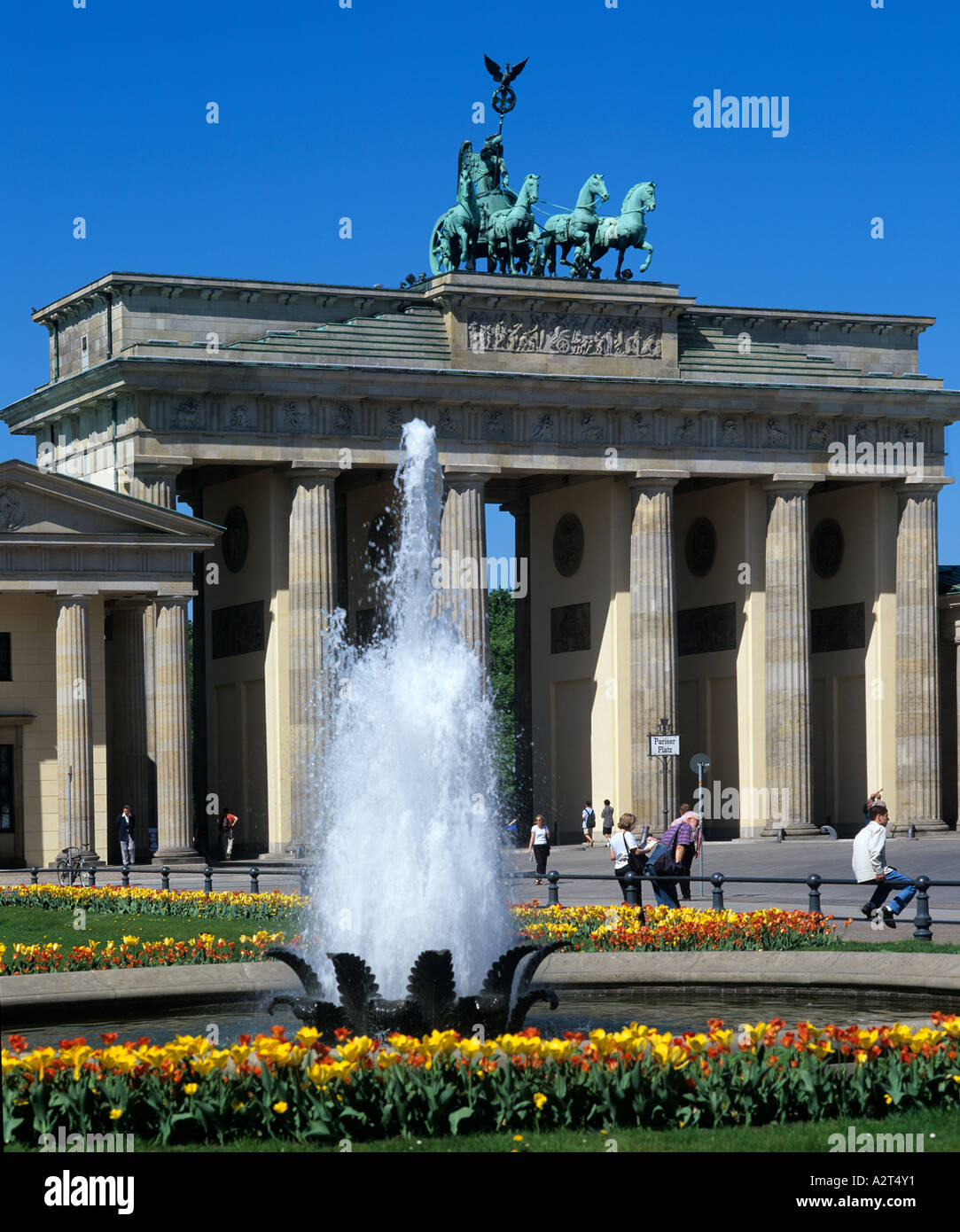 Europa Europe Germany Deutschland Berlin Brandenburger Tor Gate Stock ...