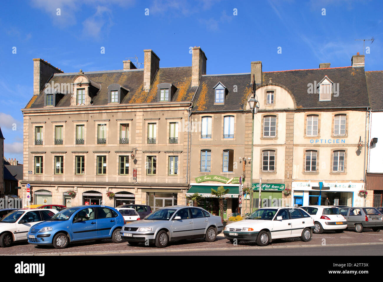 France, Bretagne, Finistere, Saint Pol de Leon village Stock Photo - Alamy