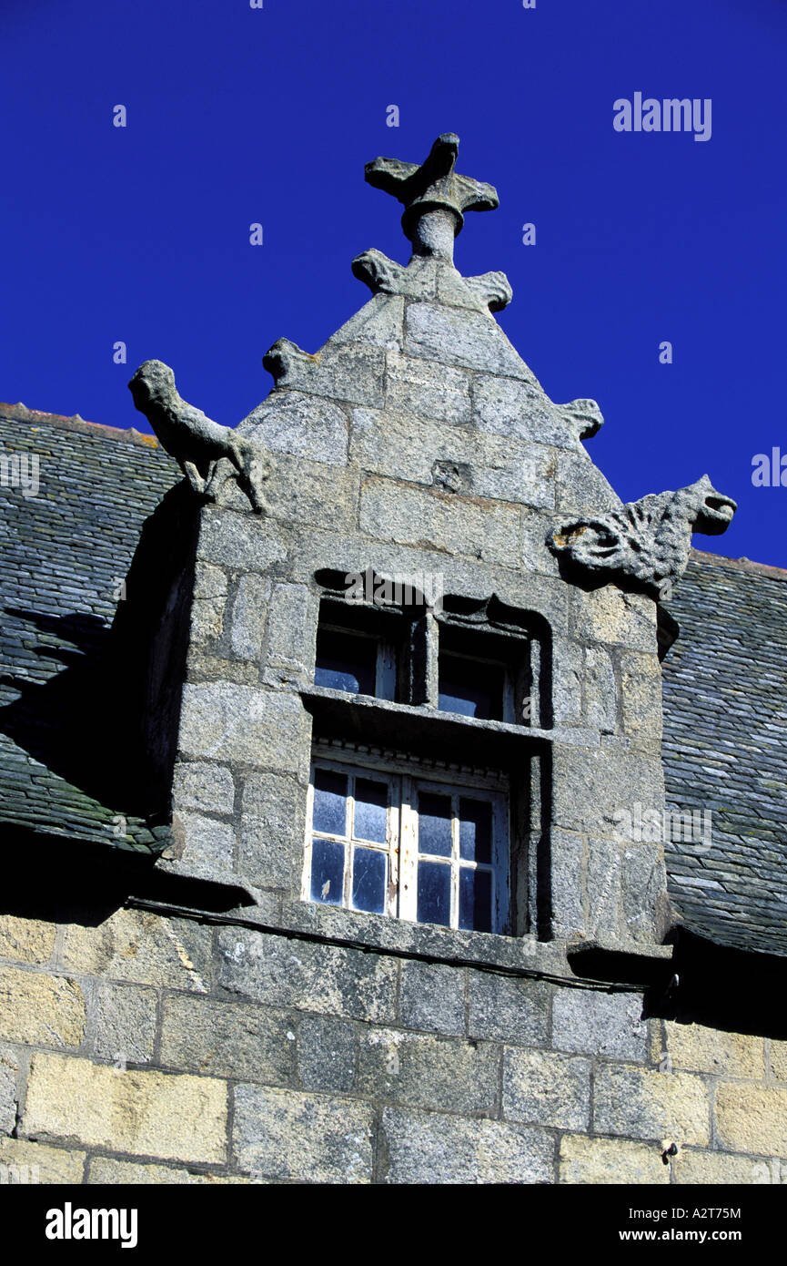 France Finistère Roscoff a house out of granite Stock Photo - Alamy