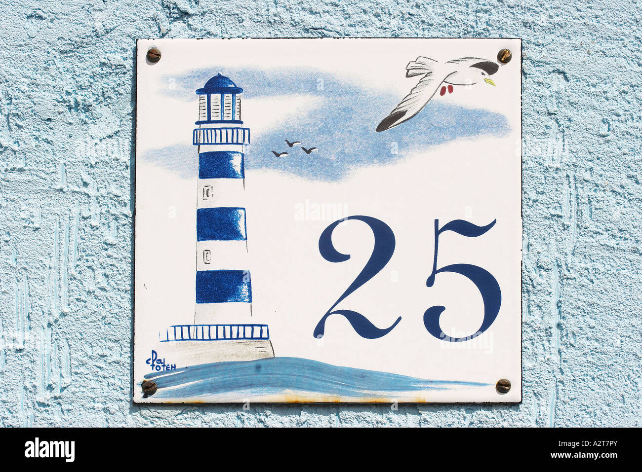 Earthenware street sign hi-res stock photography and images - Alamy