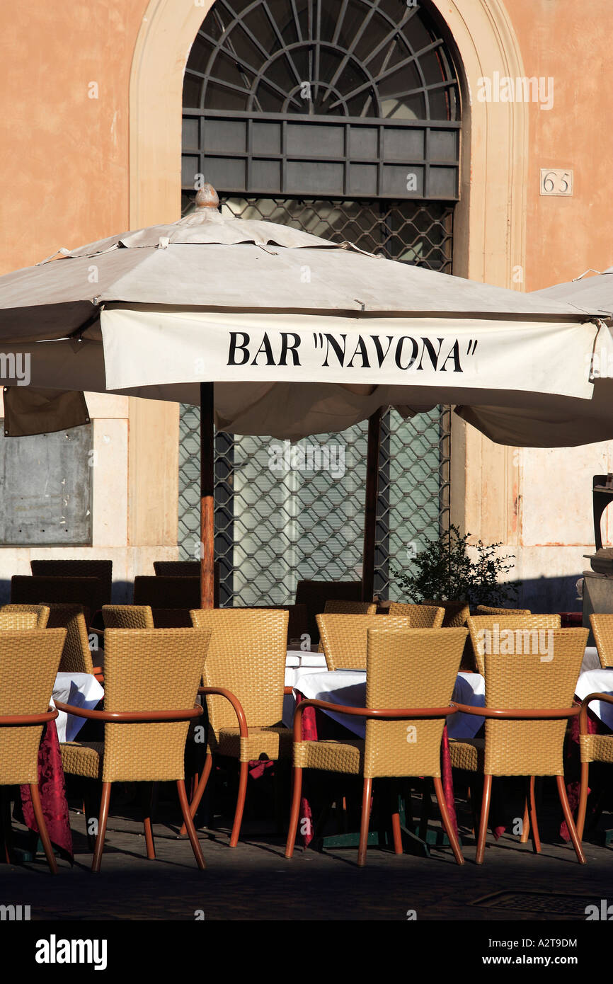 Italy, Lazio, Rome, bar at Piazza Navona (Square Stock Photo - Alamy