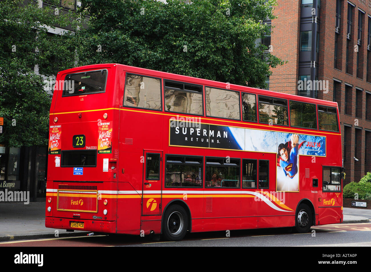 United Kingdom, London bus Stock Photo - Alamy