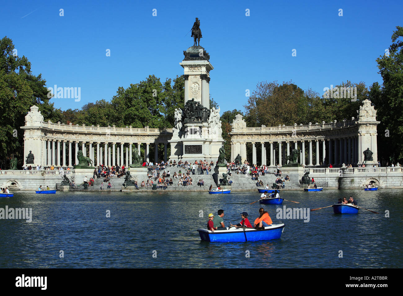 Spain, Madrid, Retiro park Stock Photo - Alamy