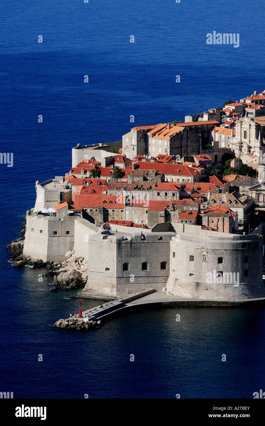 Croatia, Dubrovnik, old city, classified as World Heritage by UNESCO ...