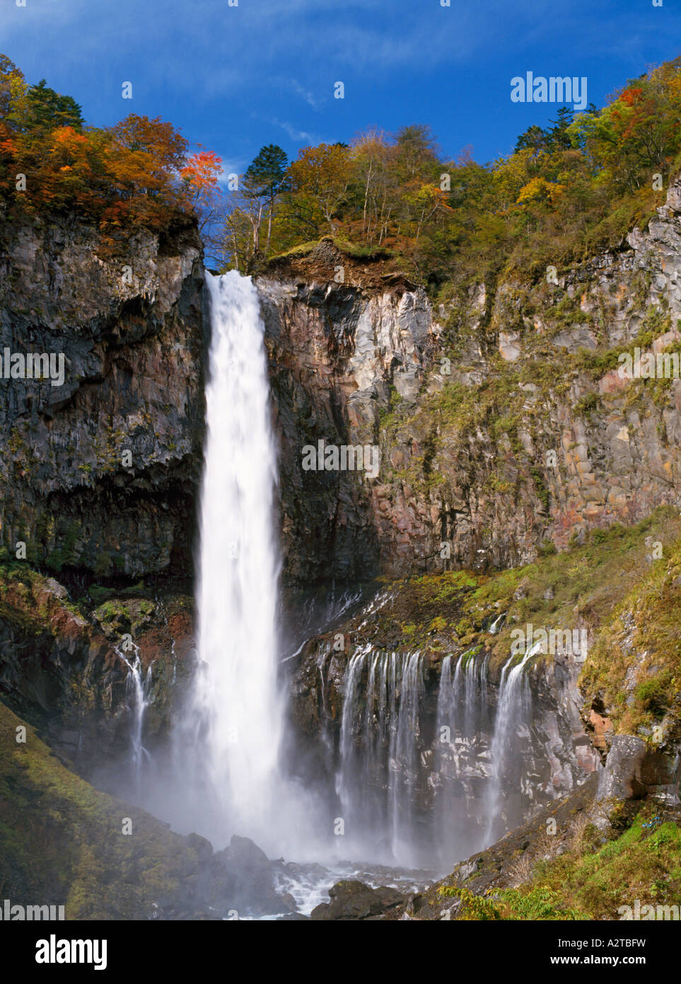 Kegon waterfall Chuzenji near Nikko Tochigi prefecture Japan Stock ...