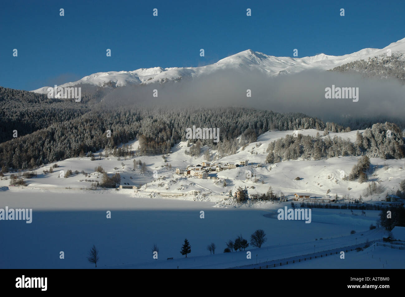 Lake resia winter hi-res stock photography and images - Alamy