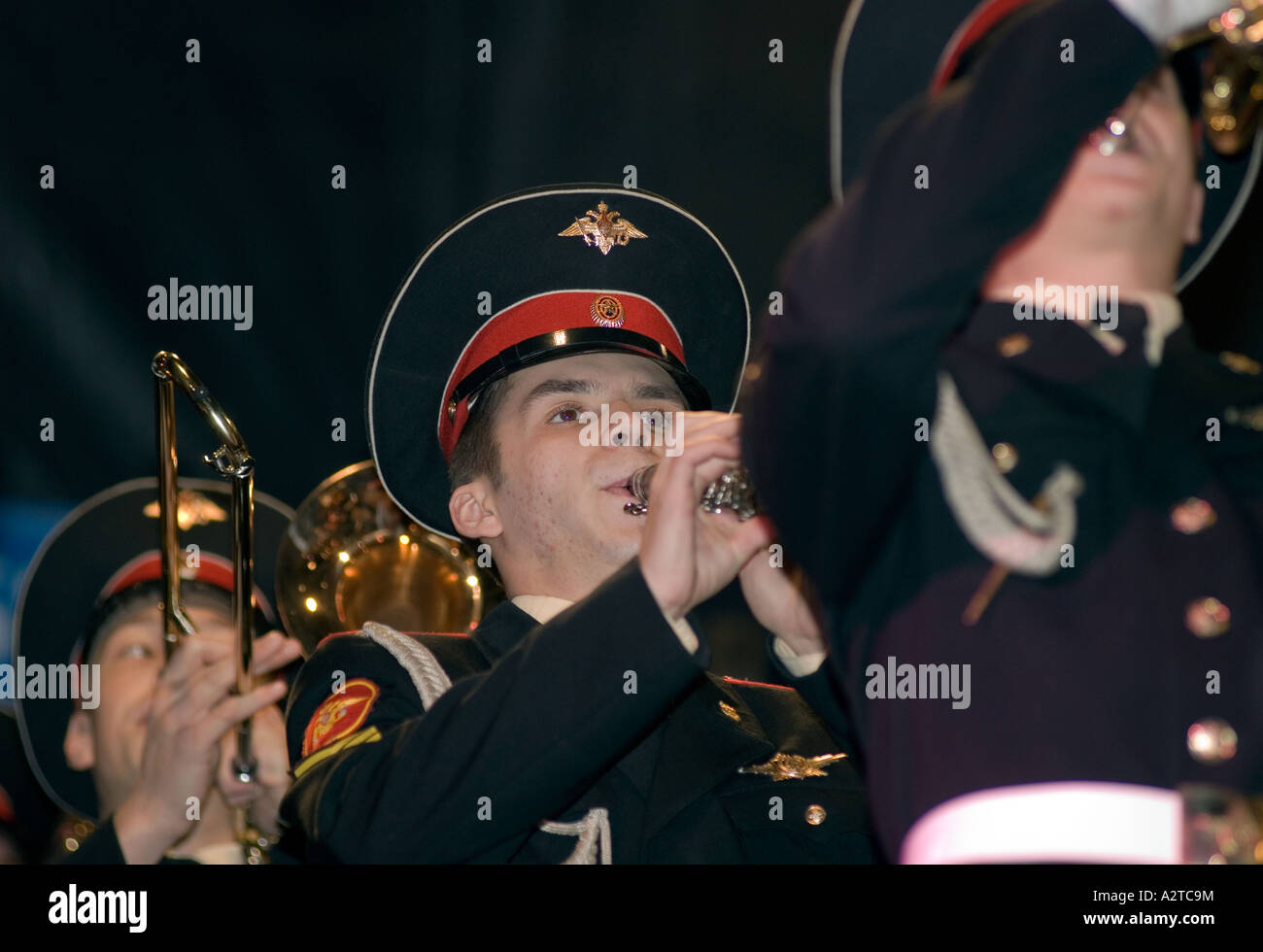 Russian military band hi-res stock photography and images - Alamy