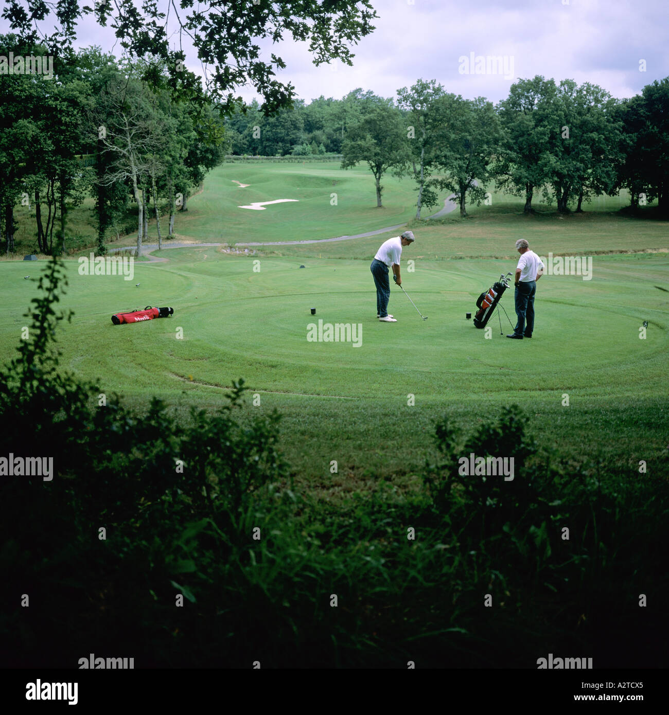 GOLF COURSE DESIGNED BY RONALD FREAM ARCANGUES BASQUE COUNTRY FRANCE ...