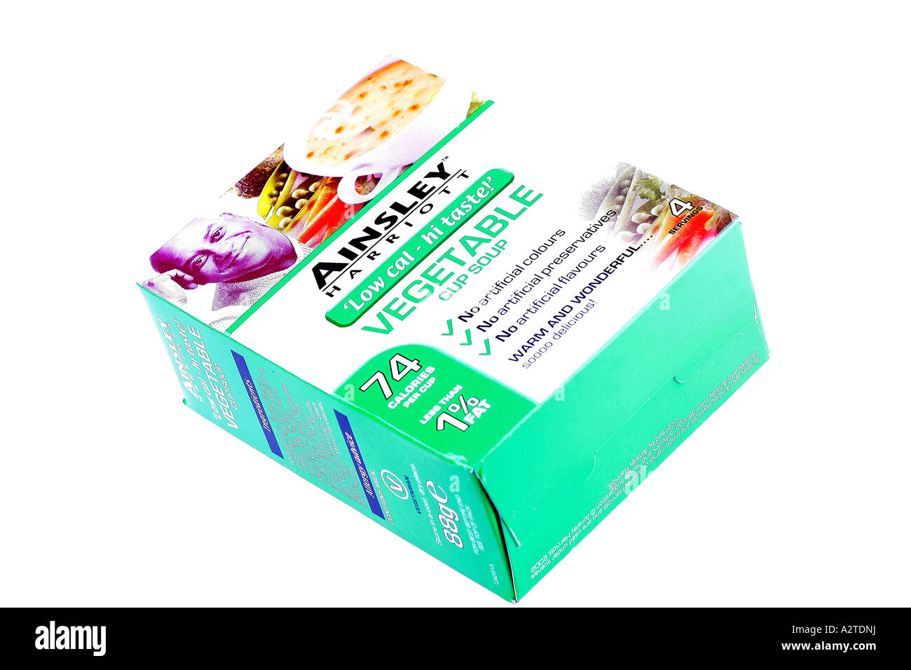 Box of Vegetable Soup Sachets Stock Photo - Alamy