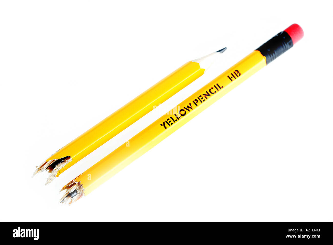 Snapped pencils hi-res stock photography and images - Alamy