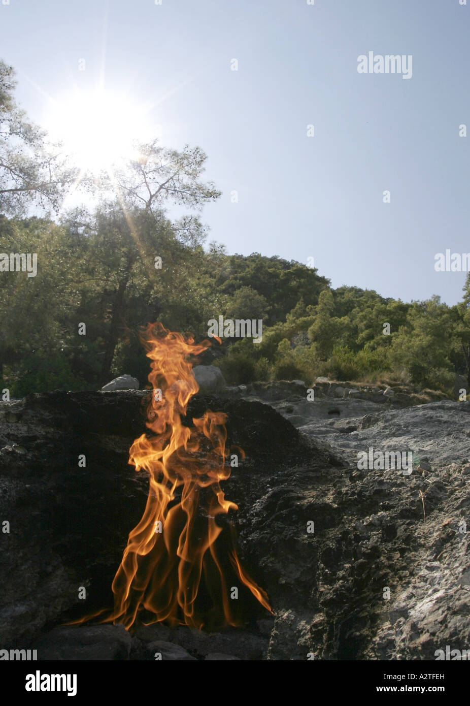 Mythical creature chimaere is buried here according to the legend hi ...