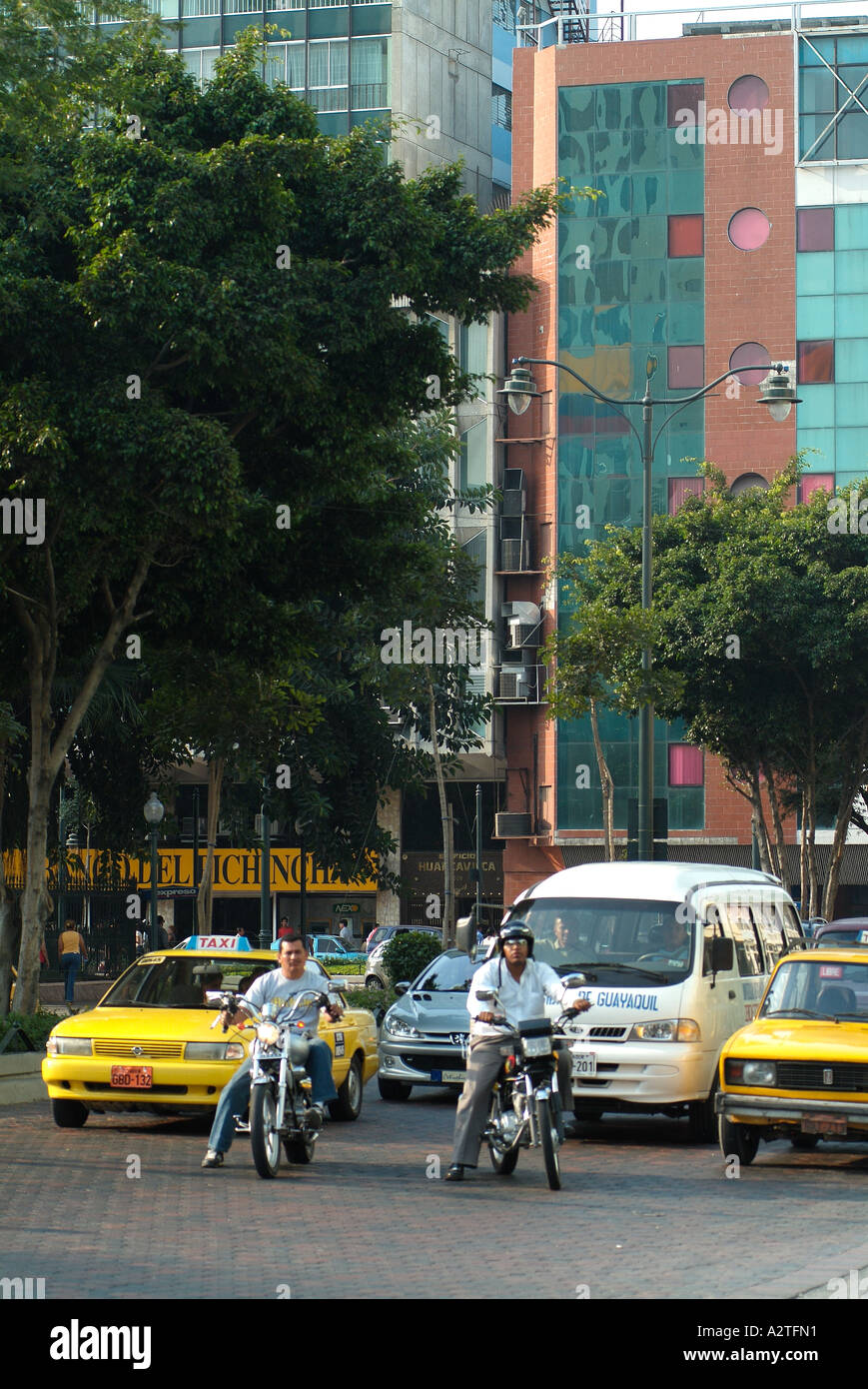 Traffic Jam In Downtown Guayaquil High Resolution Stock Photography and ...