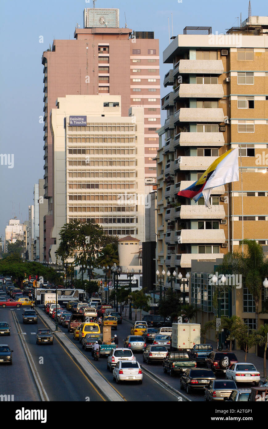 Traffic jam in Guayaquil, Ecuador Stock Photo - Alamy