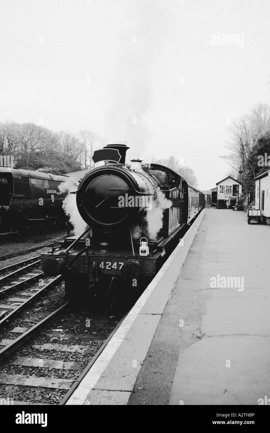 The bodmin railway railway Black and White Stock Photos & Images - Alamy