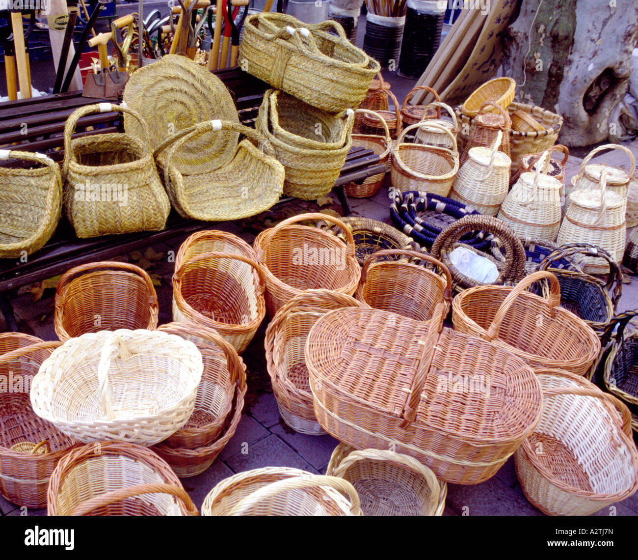 Different baskets hi-res stock photography and images - Alamy