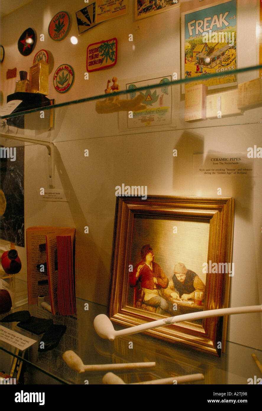 hashish paraphernalia at hemp museum in amsterdam holland 93 Stock ...