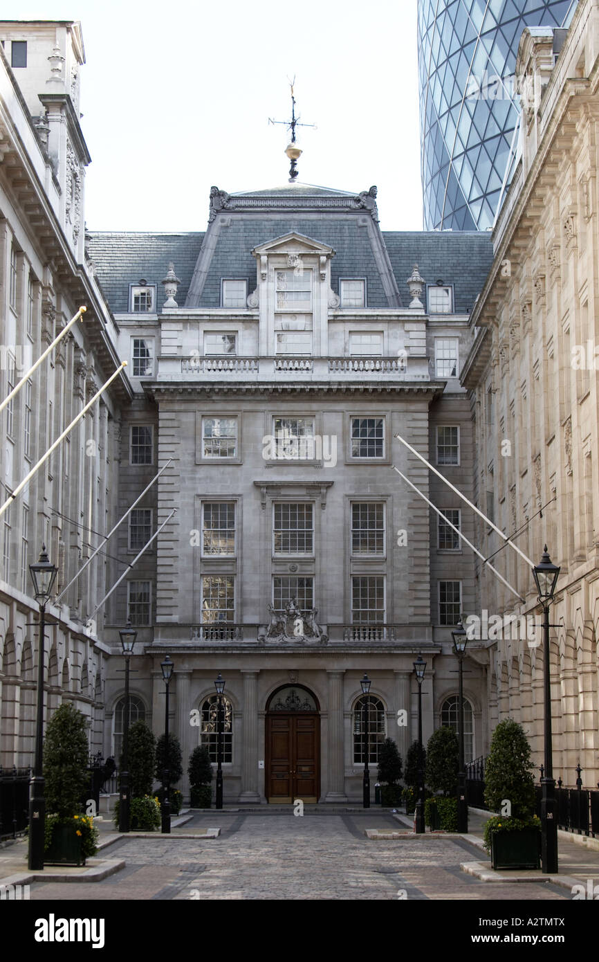 Classical St Helen s Place with the Gherkin tall skyscraper commercial ...