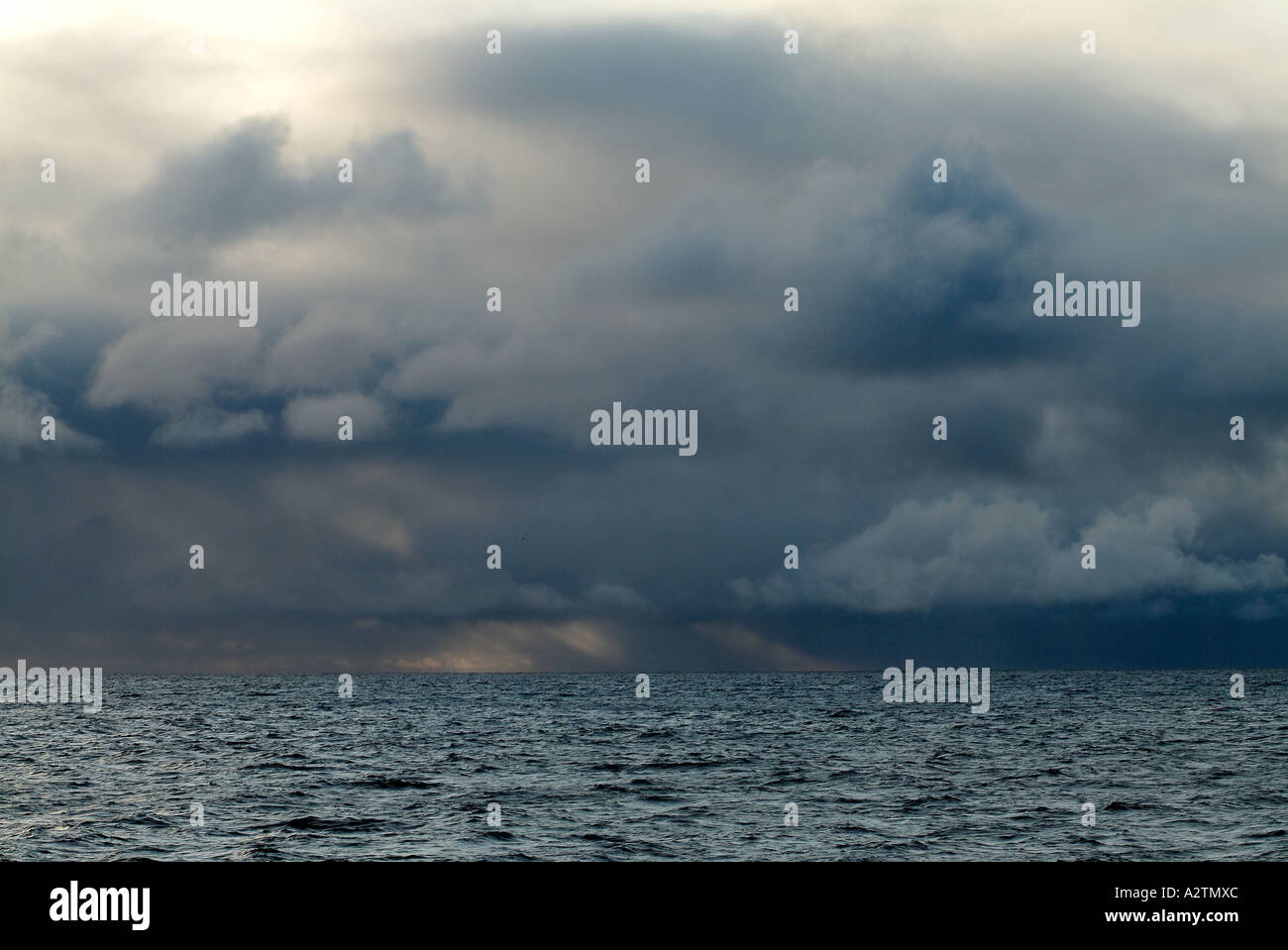 Storm in the Pacific Ocean in the Galapagos Archipelago Stock Photo - Alamy