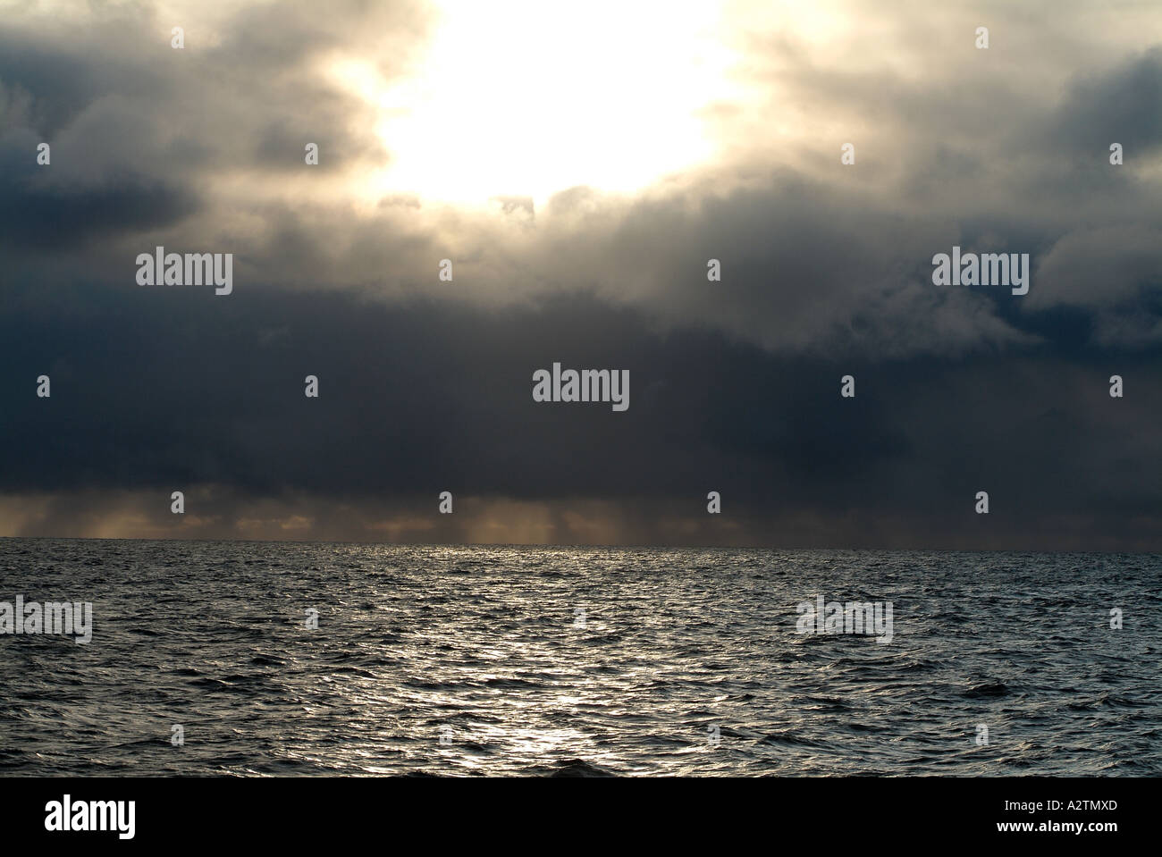 Storm in the Pacific Ocean in the Galapagos Archipelago Stock Photo - Alamy