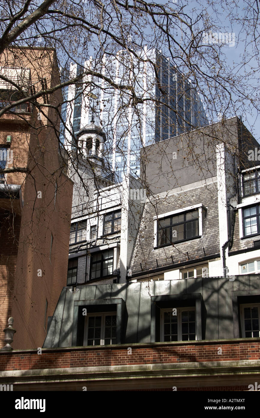 Abstract architectural building cluster City of London EC2 EC3 England ...