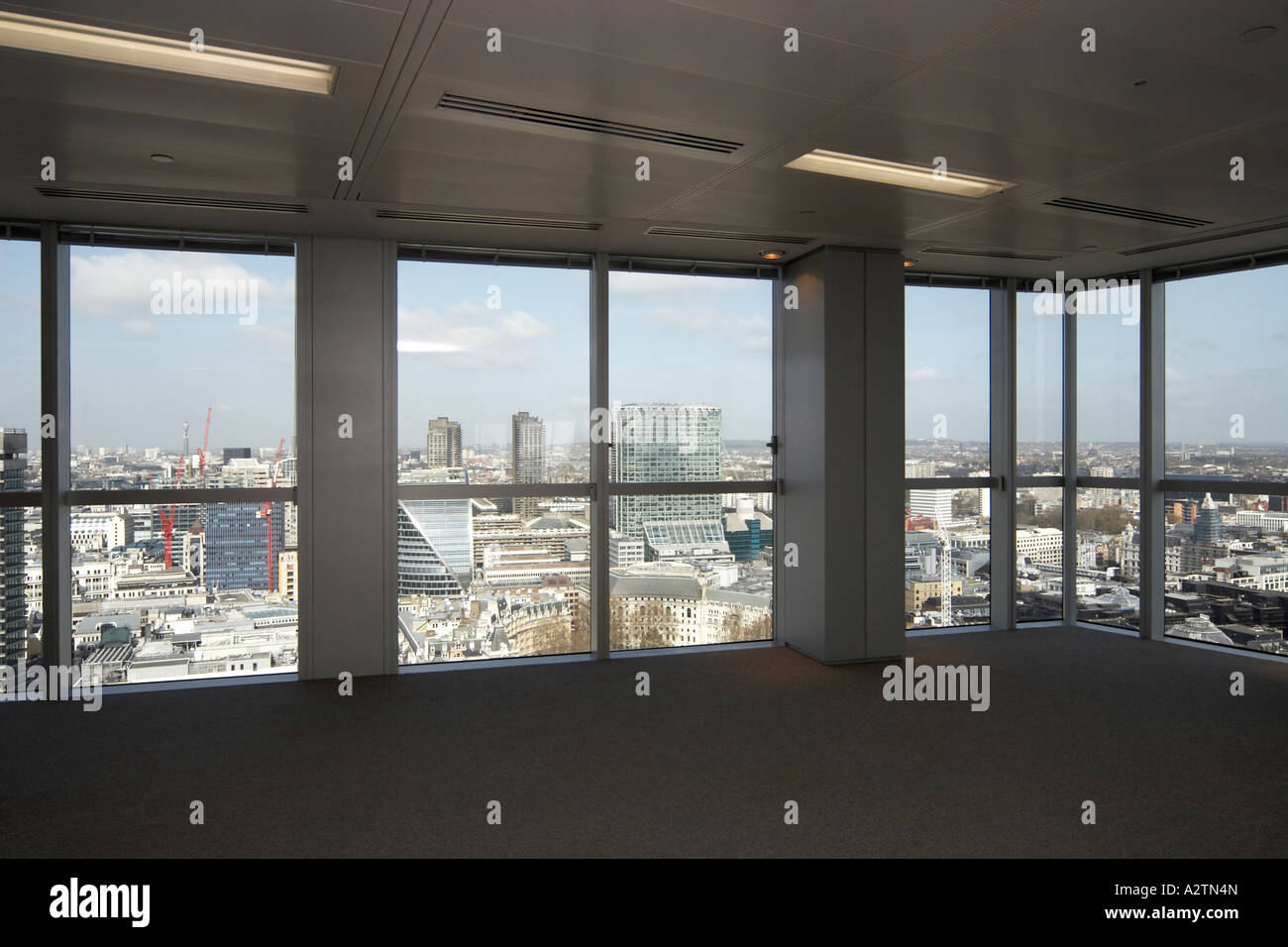 High level view north west through floor from 99 Bishopsgate City of ...