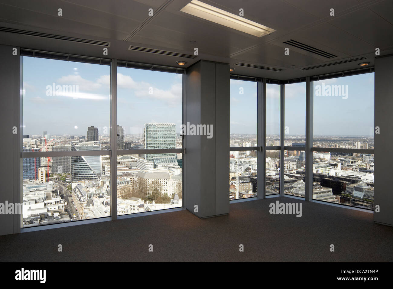 High level view north west through floor from 99 Bishopsgate City of ...