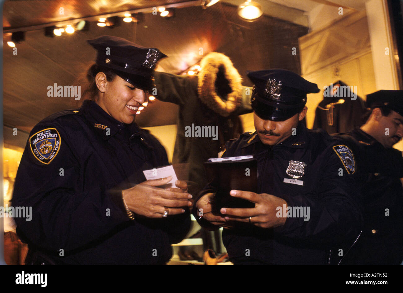police new york nypd nov 1992 Stock Photo - Alamy