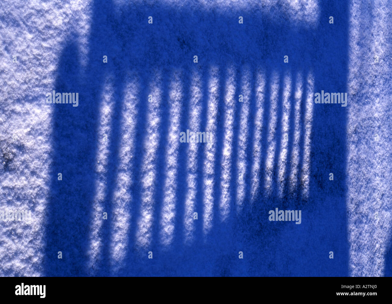 Shadow in Snow (Medium Format Stock Photo - Alamy