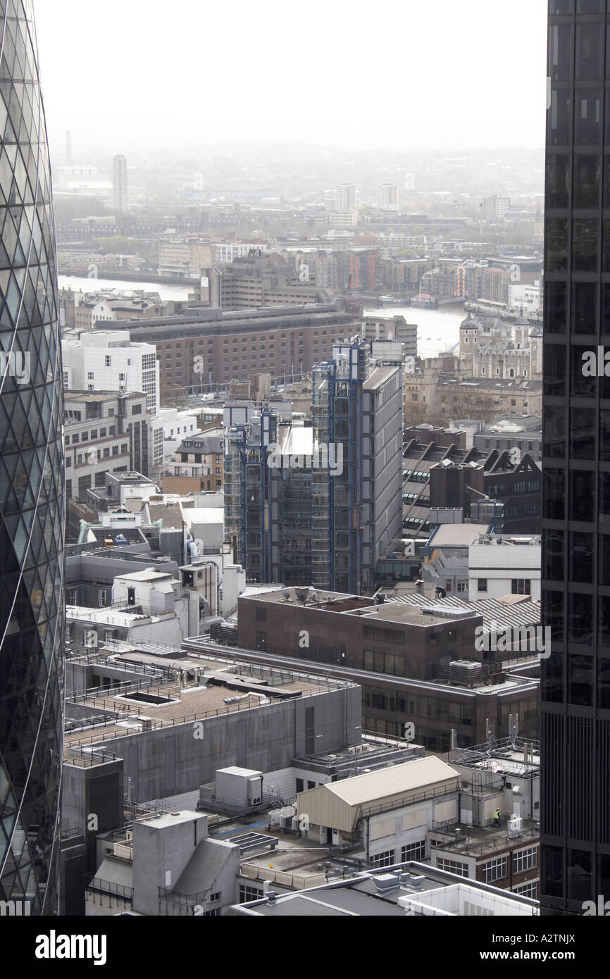 High level semi aerial view south east of Lloyds Register Building City ...
