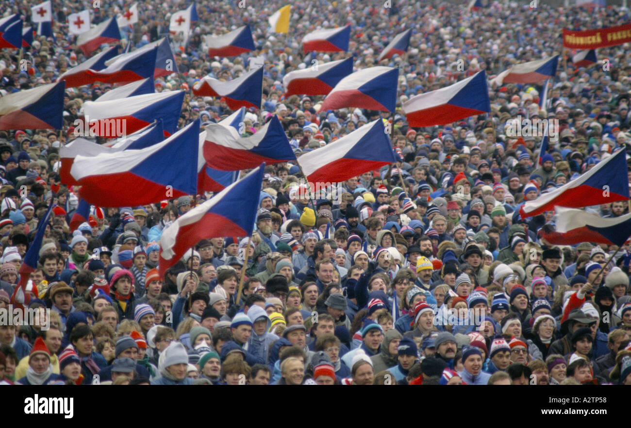 Czech revolution hi-res stock photography and images - Alamy