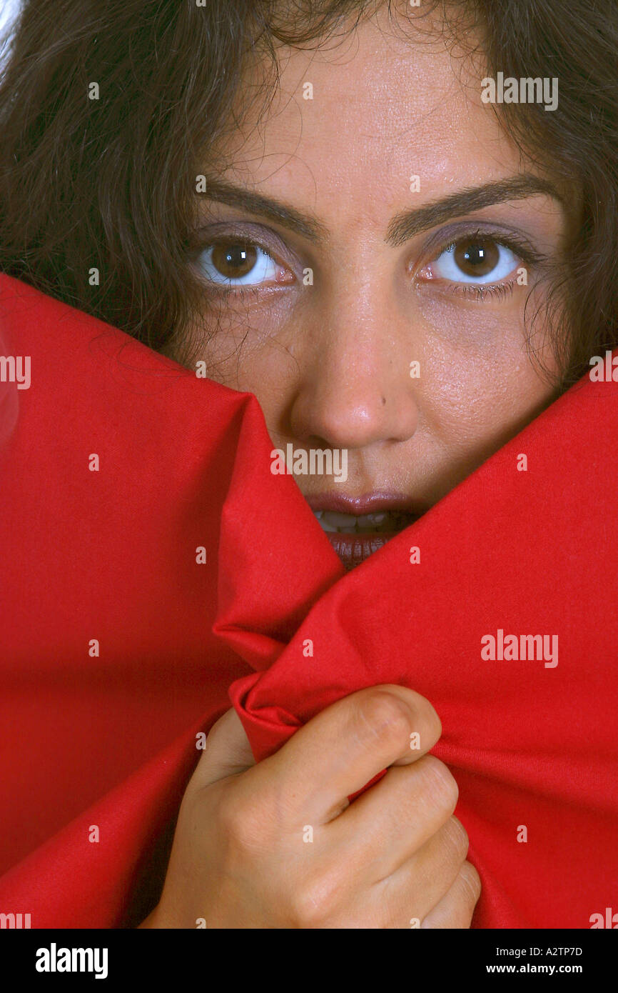 Beautiful Woman Half Face Tanned High Resolution Stock Photography and ...