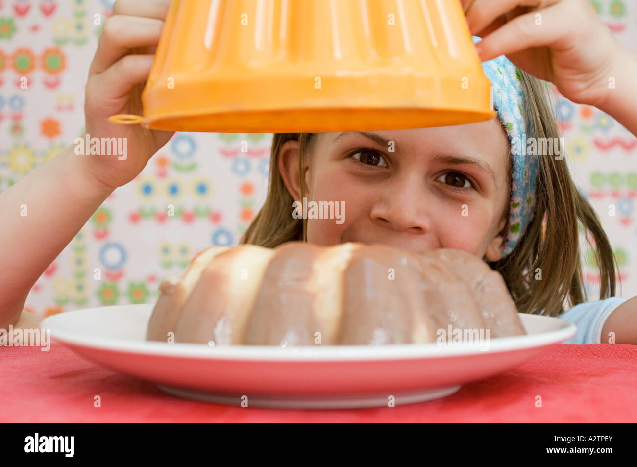 Child lifting chocolate hi-res stock photography and images - Alamy