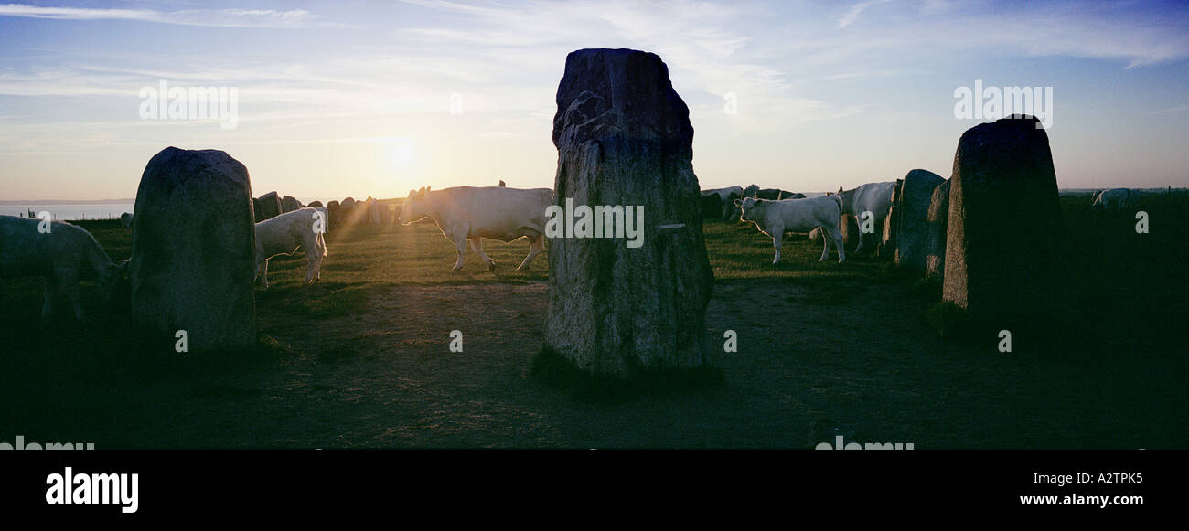 Ale stones in Skane Sweden. One of the biggest shipsettings in ...