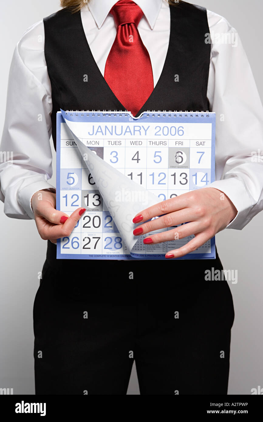 Calendar page turn hi-res stock photography and images - Alamy