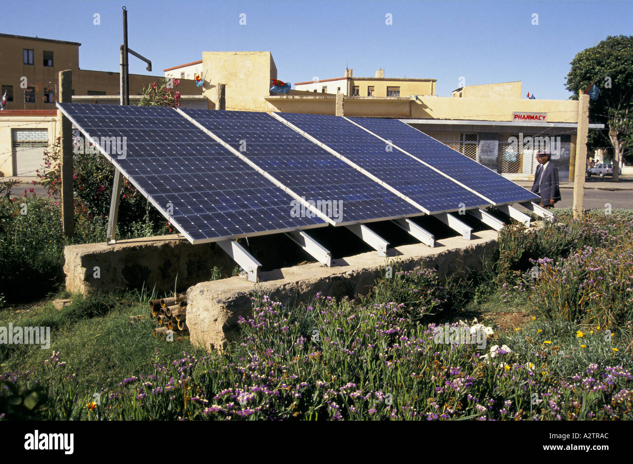 Solar panels, Eritrea Stock Photo - Alamy