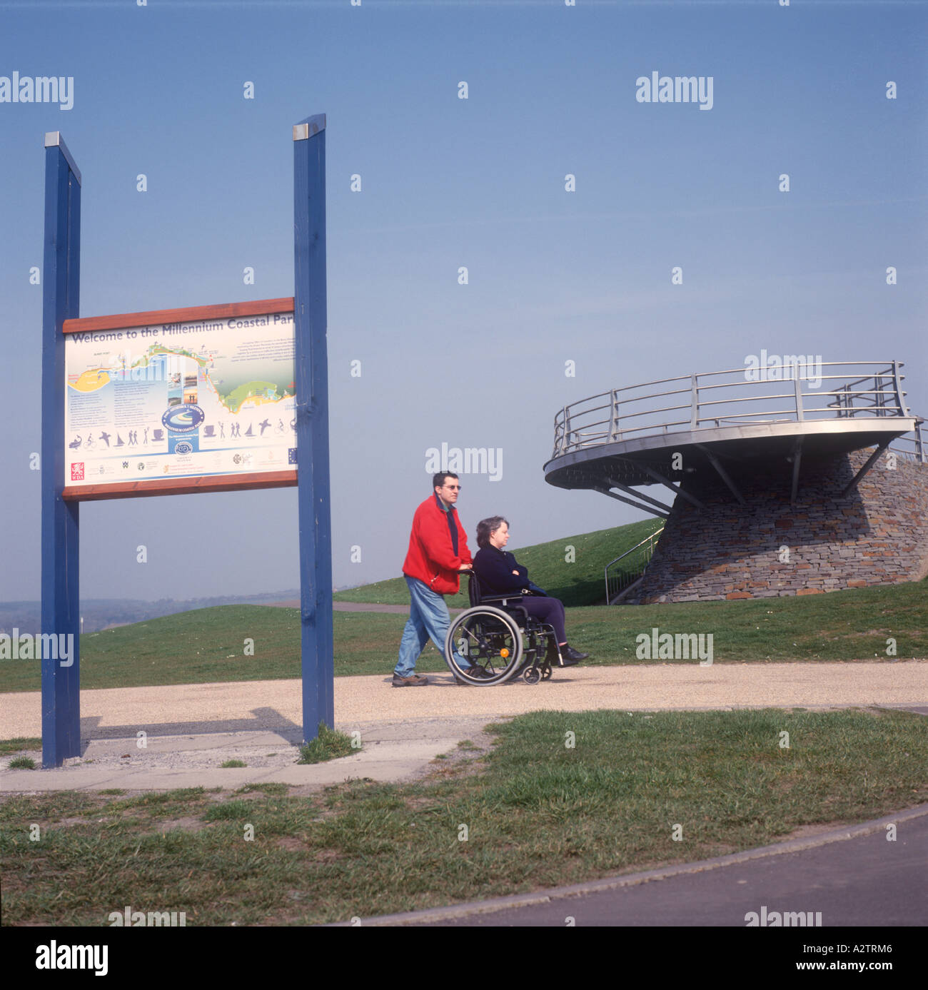 Llanelli millennium coast path hi-res stock photography and images - Alamy