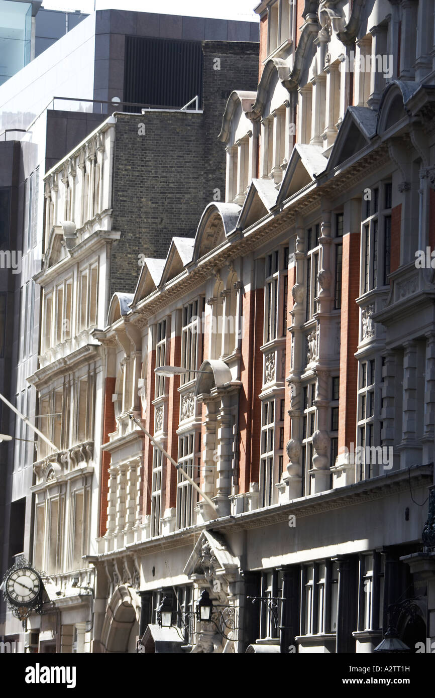 Classical office buildings City of London EC2 England UK Stock Photo ...
