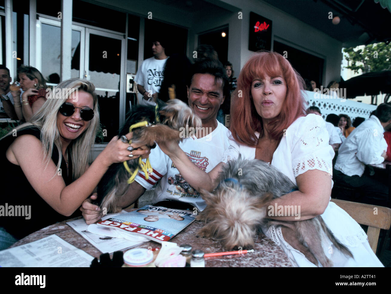 miami florida usa 1992 miami beach ocean drive Stock Photo - Alamy