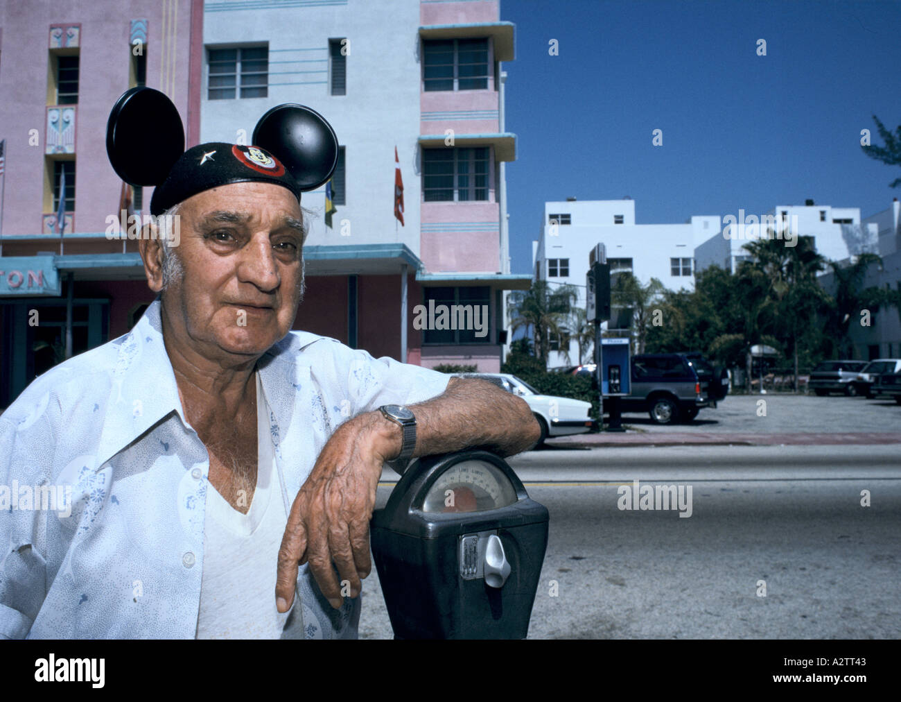 miami florida usa 1992 miami beach collins ave Stock Photo - Alamy