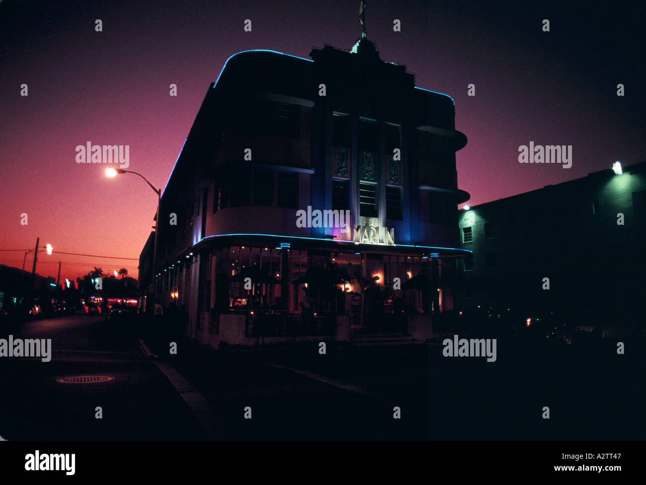 miami florida usa 1992 miami beach collins ave Stock Photo - Alamy