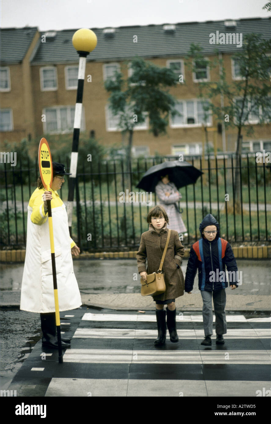 Lollipop crossing woman hi-res stock photography and images - Alamy