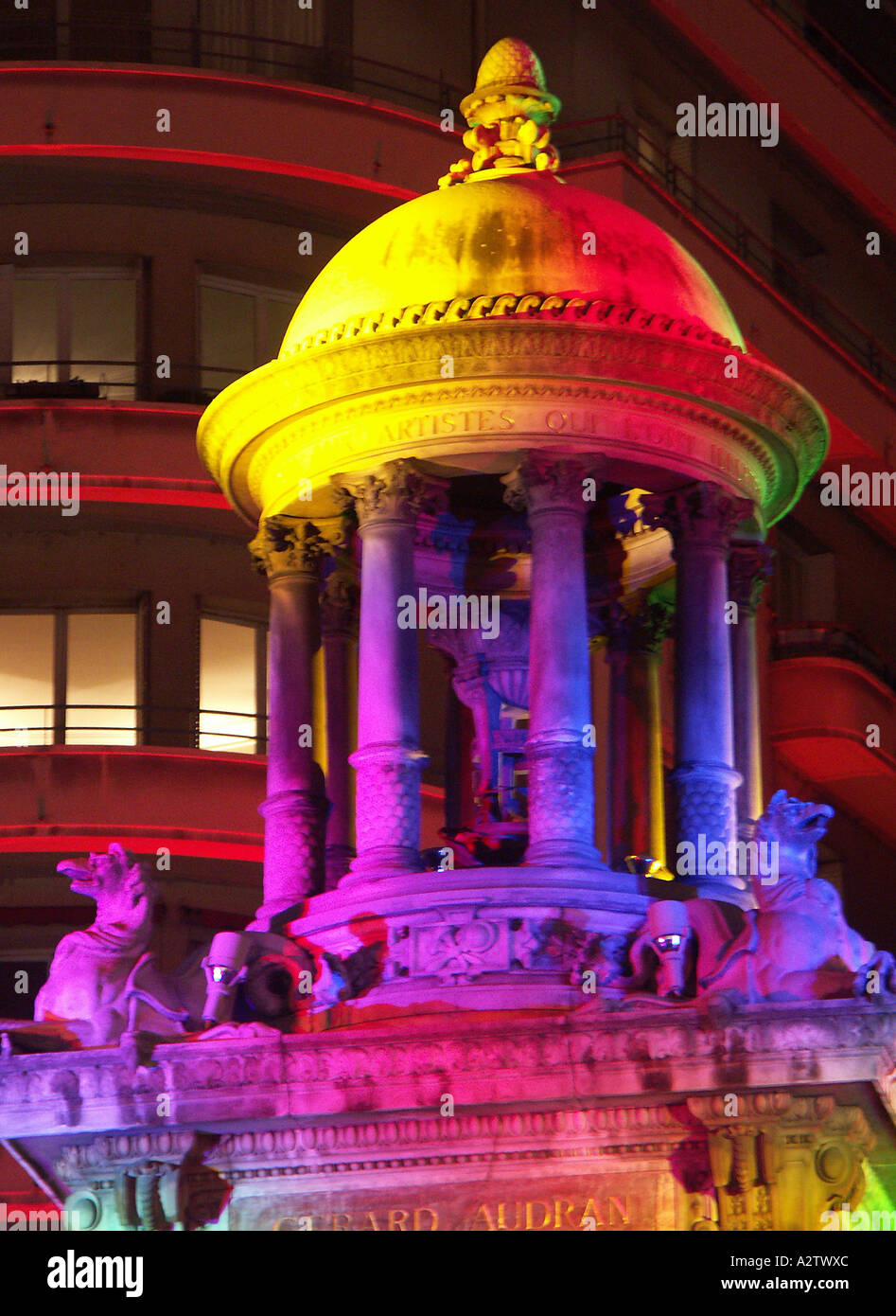 Light show of Lyon in December 8th FRANCE Stock Photo - Alamy